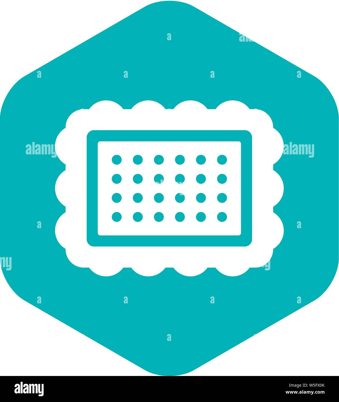 Cookie icon, simple style Stock Vector Image & Art - Alamy