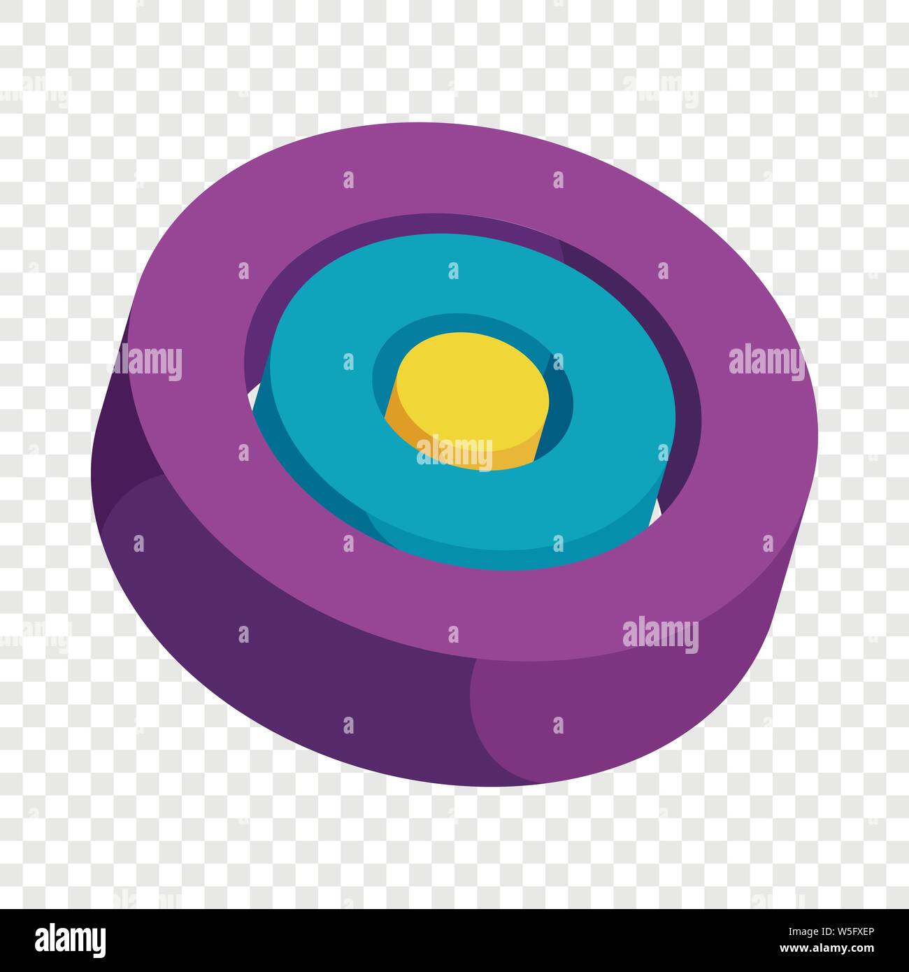 Colorful circles icon, cartoon style Stock Vector Image & Art - Alamy