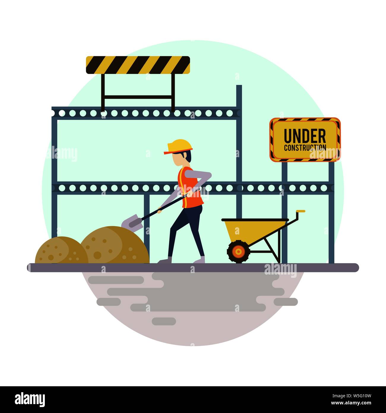 Concrete structure under construction Cut Out Stock Images & Pictures ...