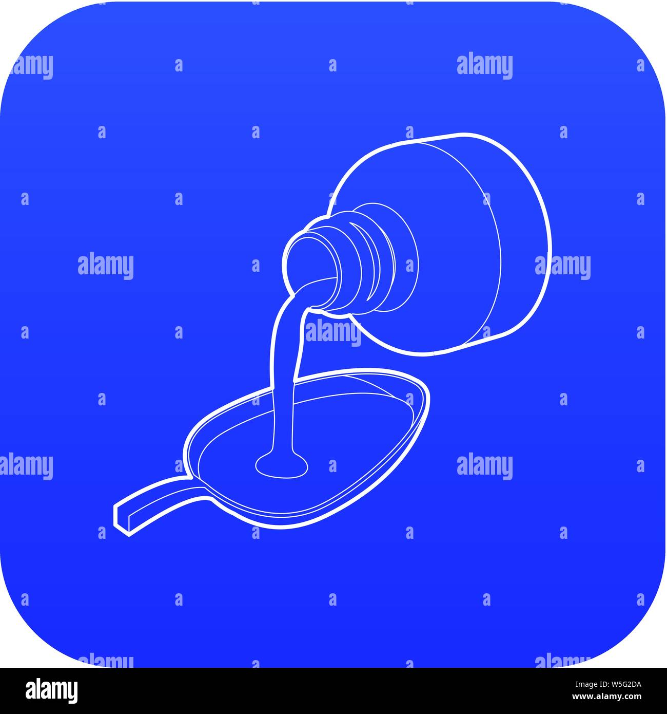 Medical syrup icon blue vector Stock Vector Image & Art - Alamy