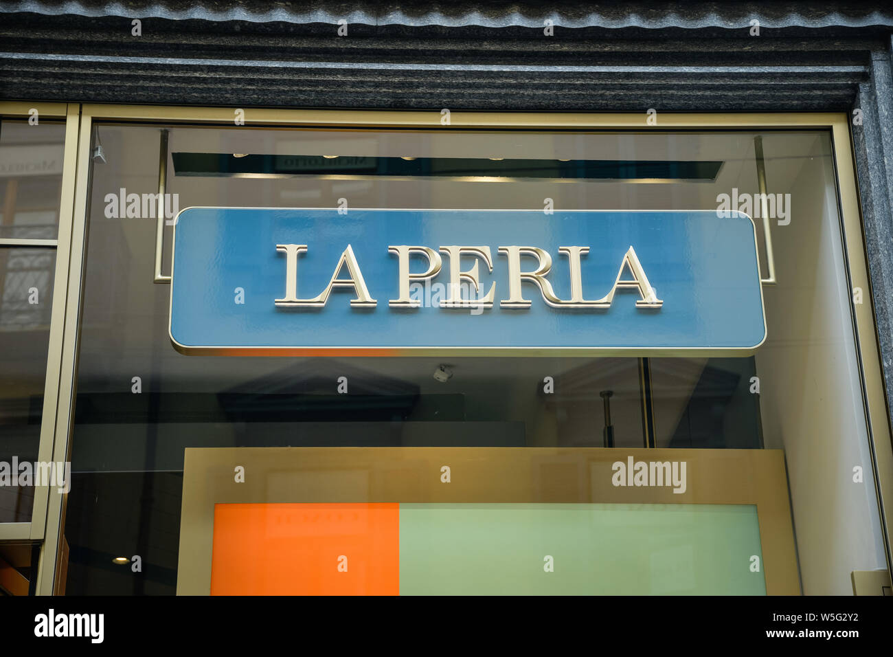 Milan, Italy - September 21, 2018: La Perla store in Milan ...