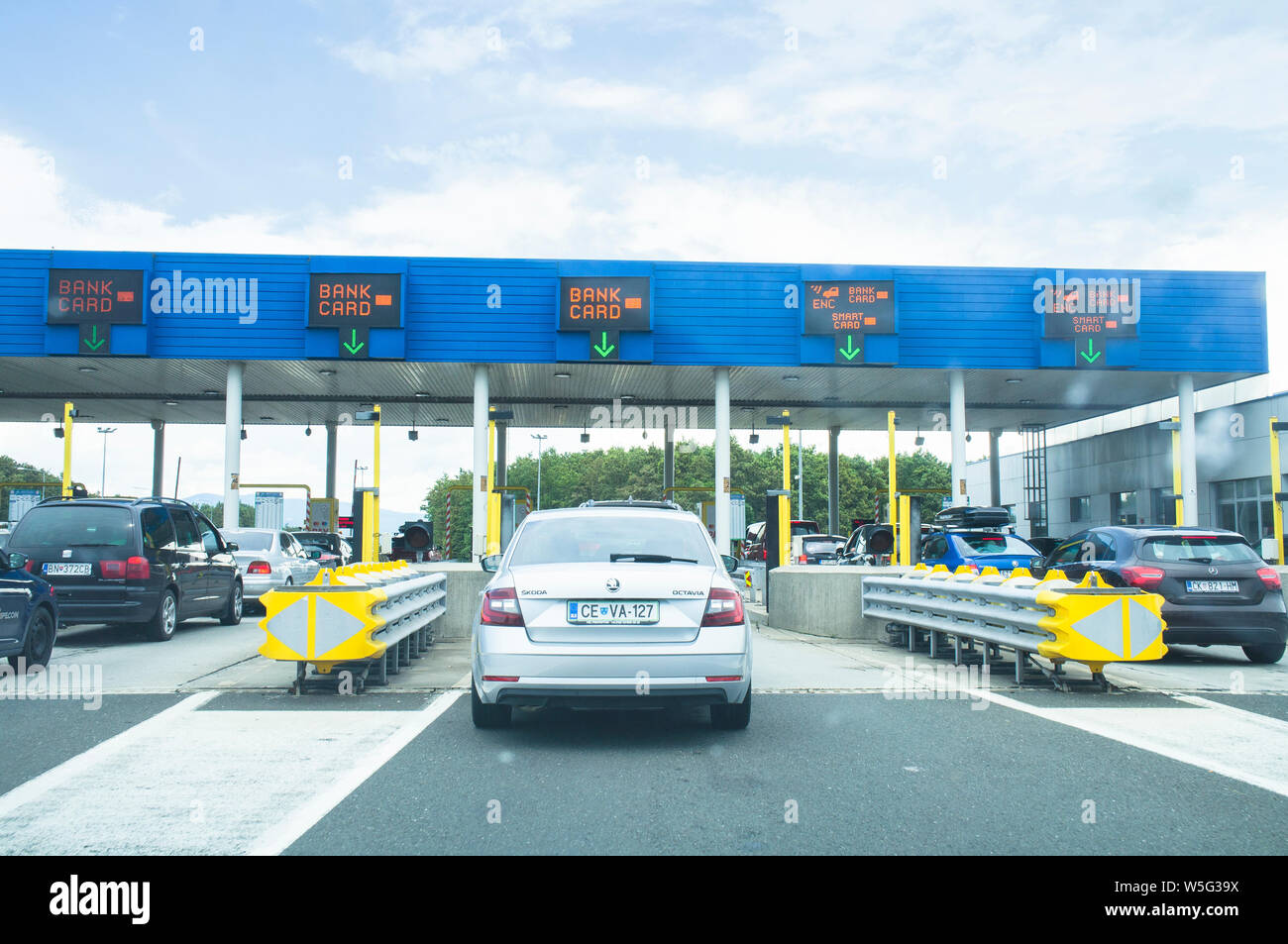 A1 motorway highway cestarina toll hi-res stock photography and images ...