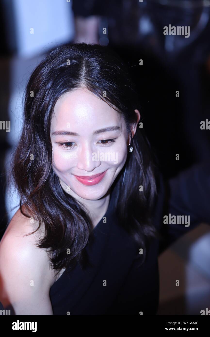 German-born Taiwanese actress Janine Chang Chun-ning attends a ...
