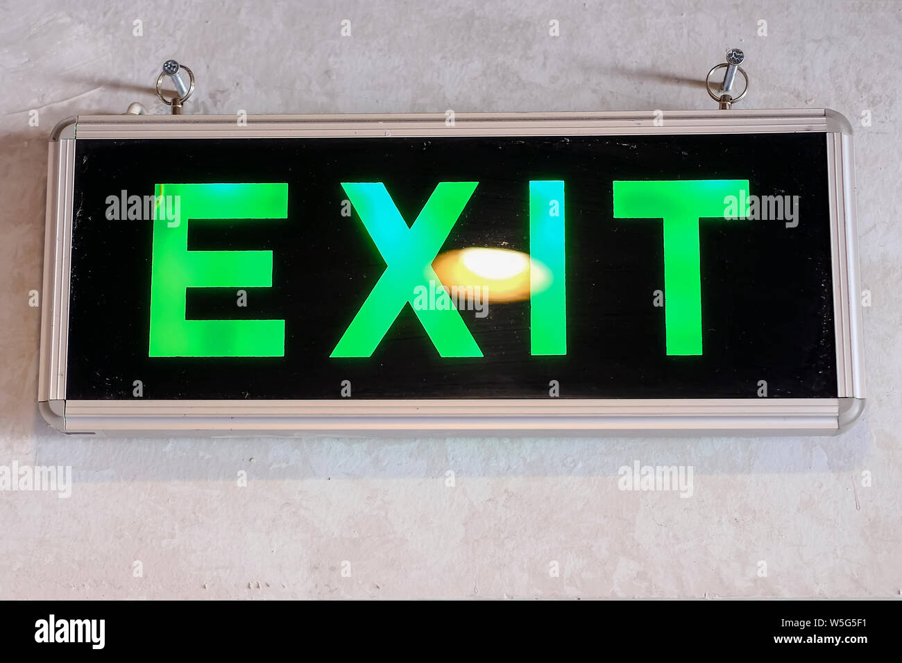 Emergency exit signage hi-res stock photography and images - Alamy