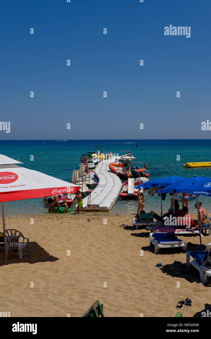 Protaras Sea Front, Protaras, Cyprus Stock Photo - Alamy