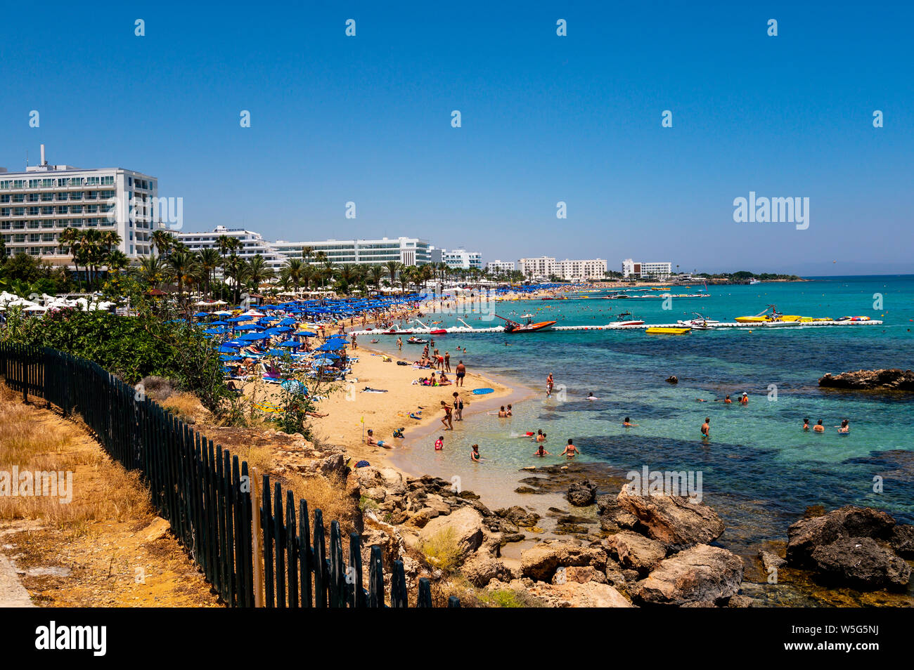 Protaras Sea Front, Protaras, Cyprus Stock Photo - Alamy