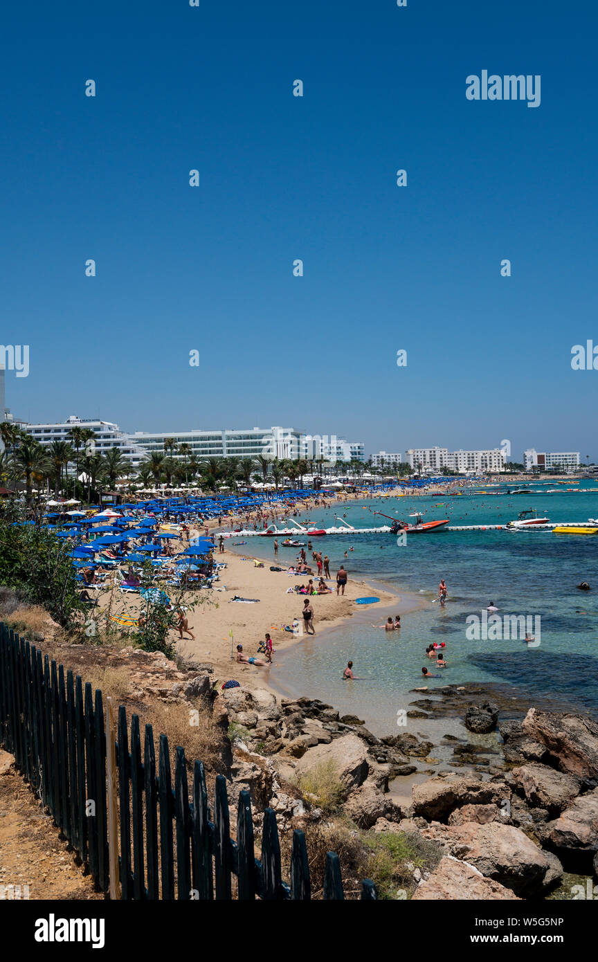 Protaras Sea Front, Protaras, Cyprus Stock Photo - Alamy