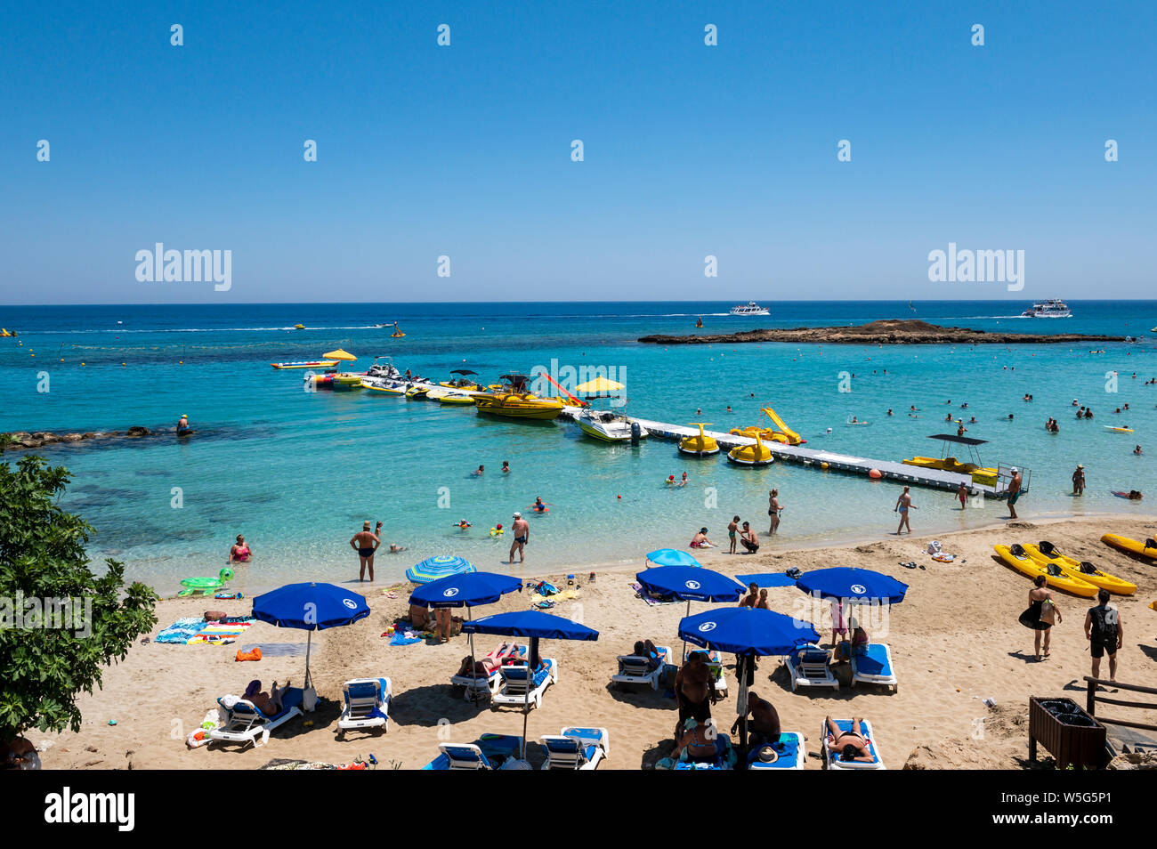 Protaras Sea Front, Protaras, Cyprus Stock Photo - Alamy