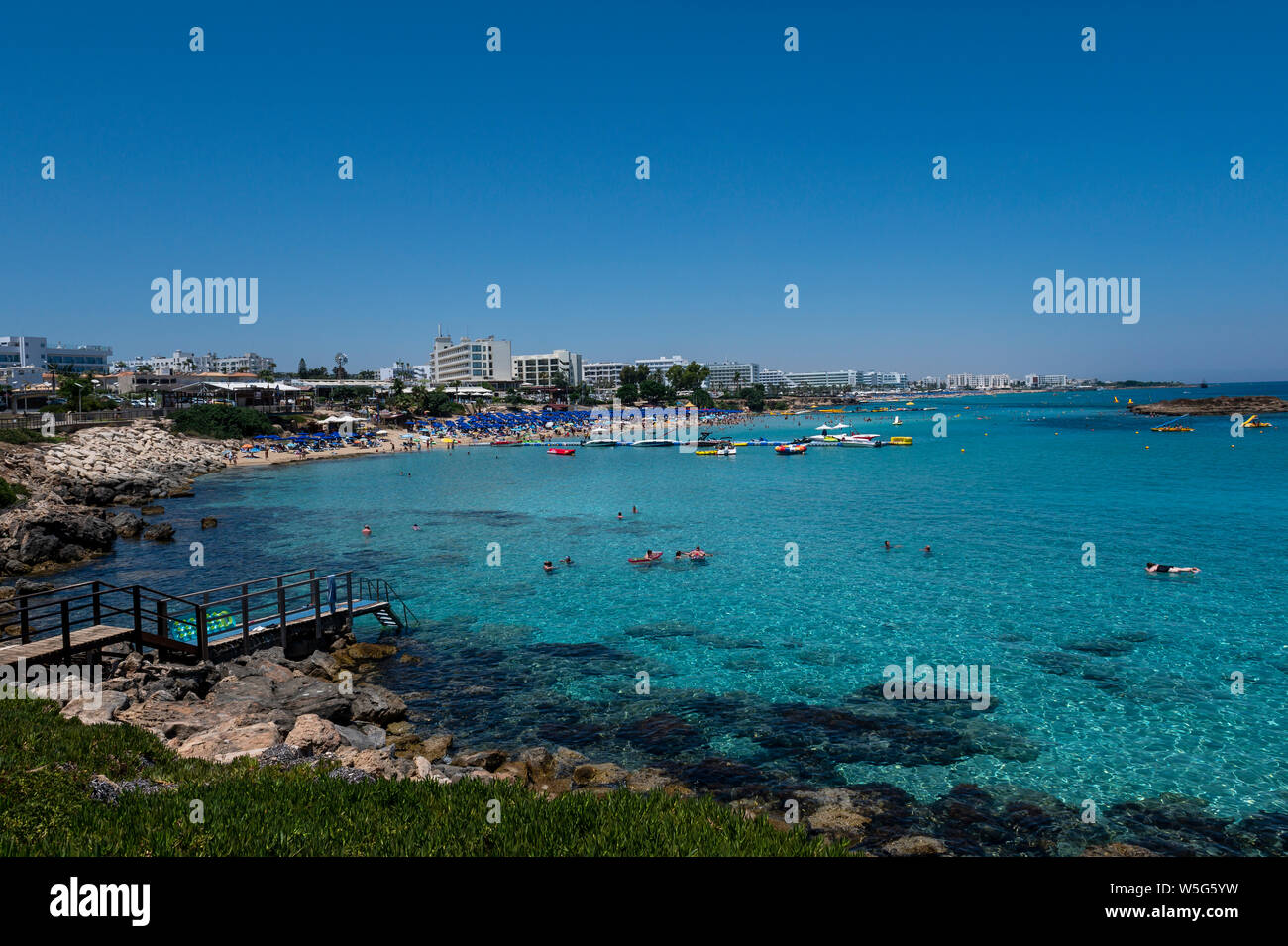 Protaras Sea Front, Protaras, Cyprus Stock Photo - Alamy
