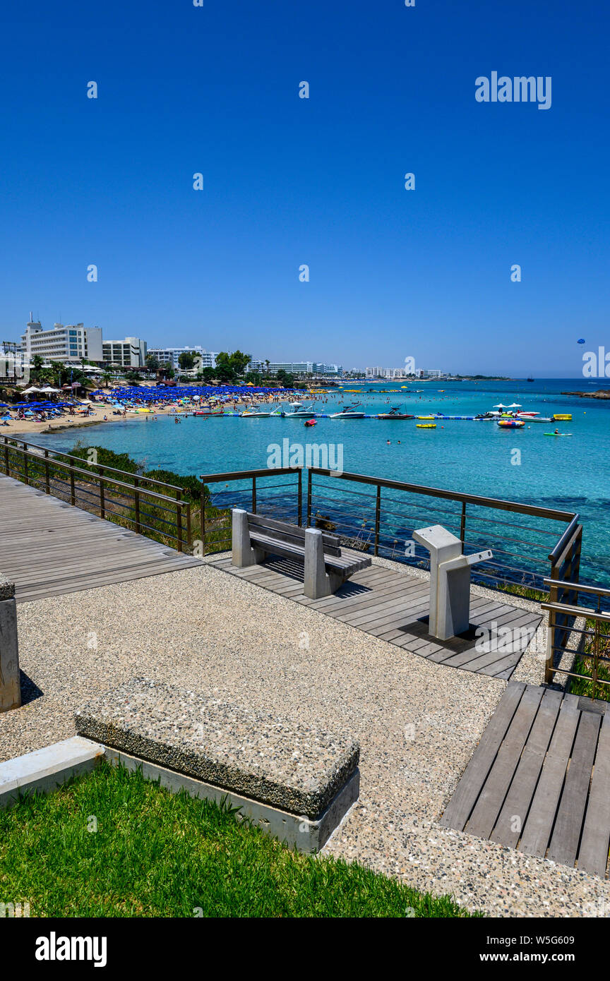 Protaras Sea Front, Protaras, Cyprus Stock Photo - Alamy