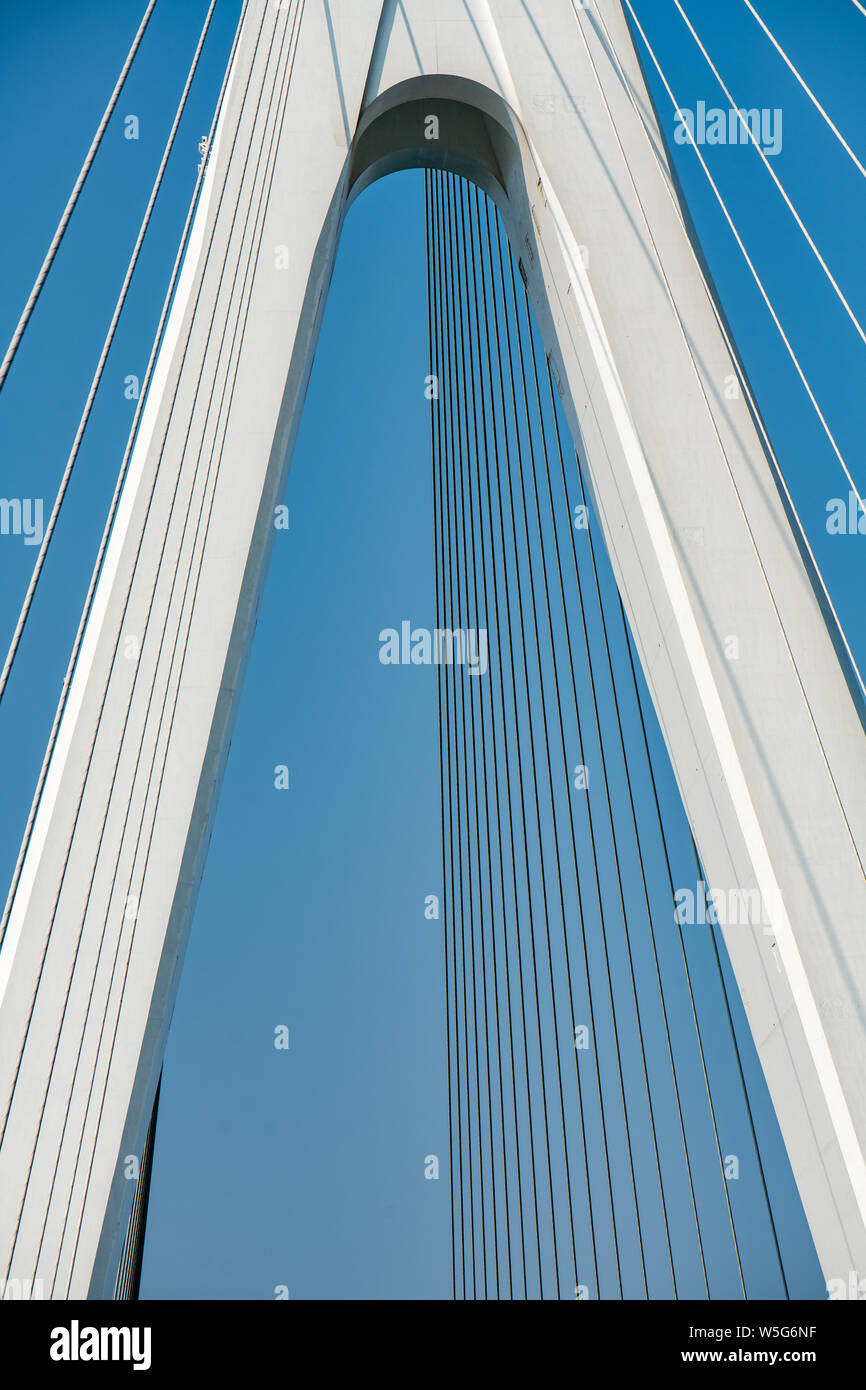 The Haiwen Bridge, China's first cross-sea bridge crossing active ...