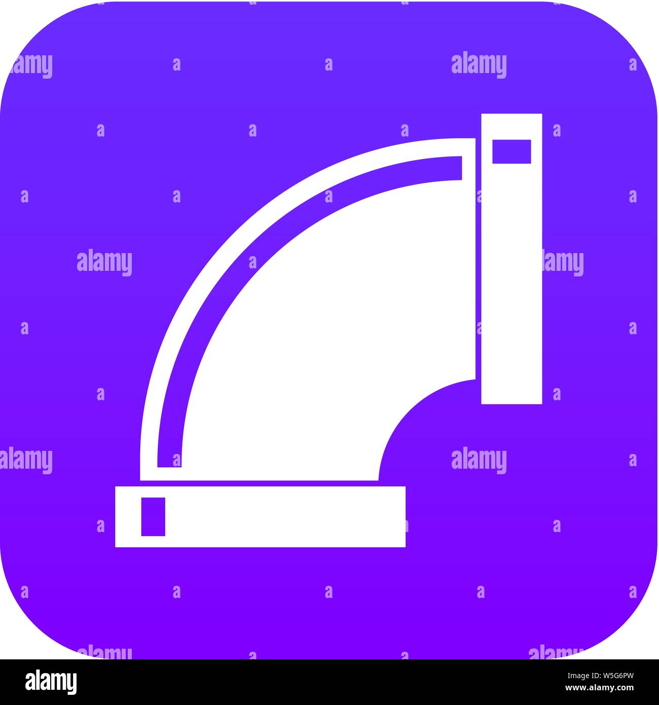Connection pipes icon digital purple Stock Vector Image & Art - Alamy