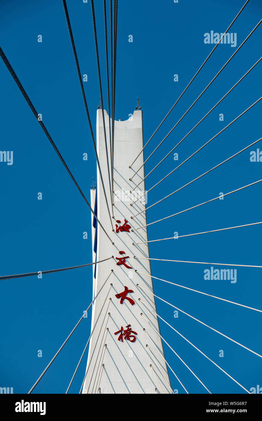 The Haiwen Bridge, China's first cross-sea bridge crossing active ...