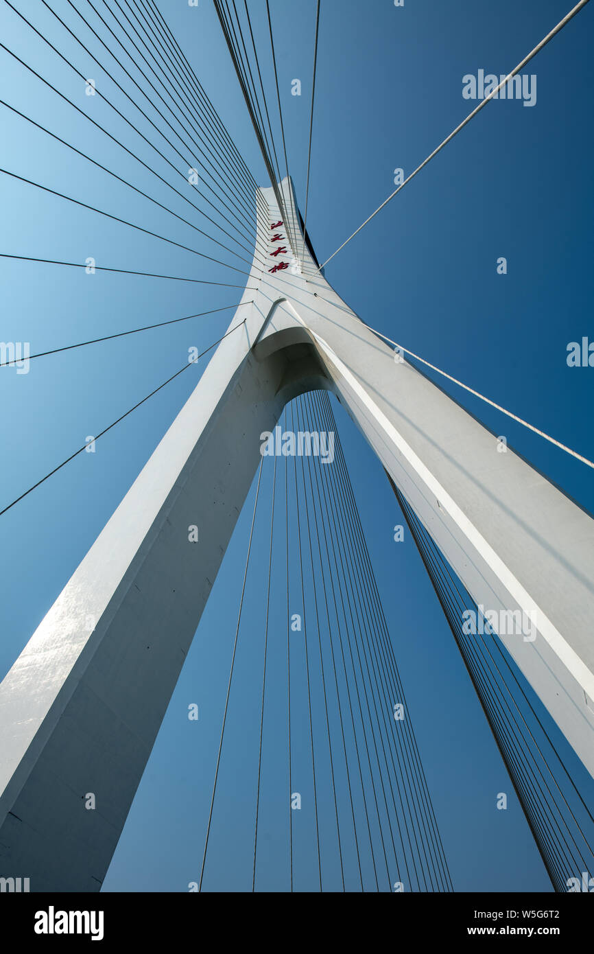 The Haiwen Bridge, China's first cross-sea bridge crossing active ...