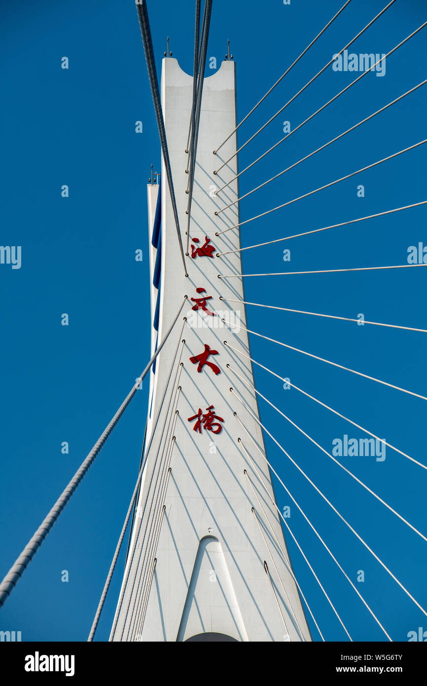 The Haiwen Bridge, China's first cross-sea bridge crossing active ...