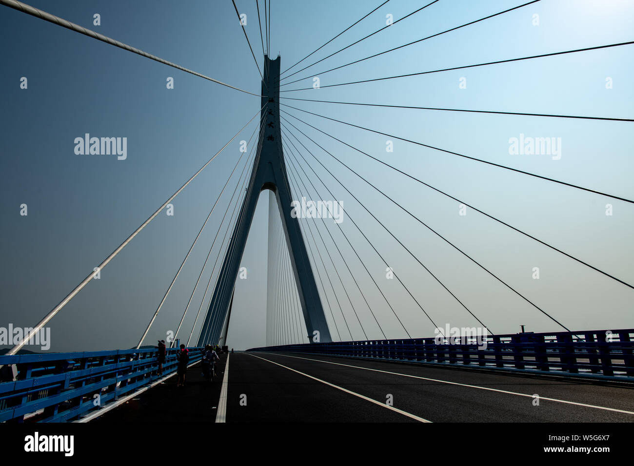 The Haiwen Bridge, China's first cross-sea bridge crossing active ...