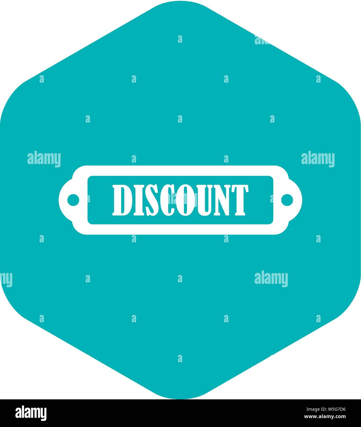 Discount label icon, simple style Stock Vector Image & Art - Alamy