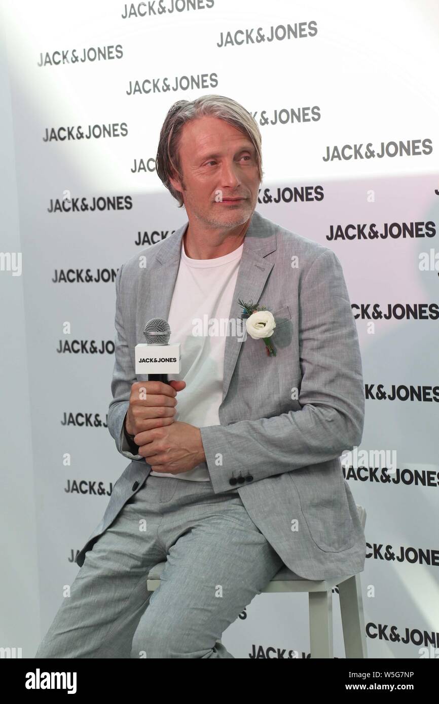 Danish actor Mads Mikkelsen attends a fan meeting and promotional event ...