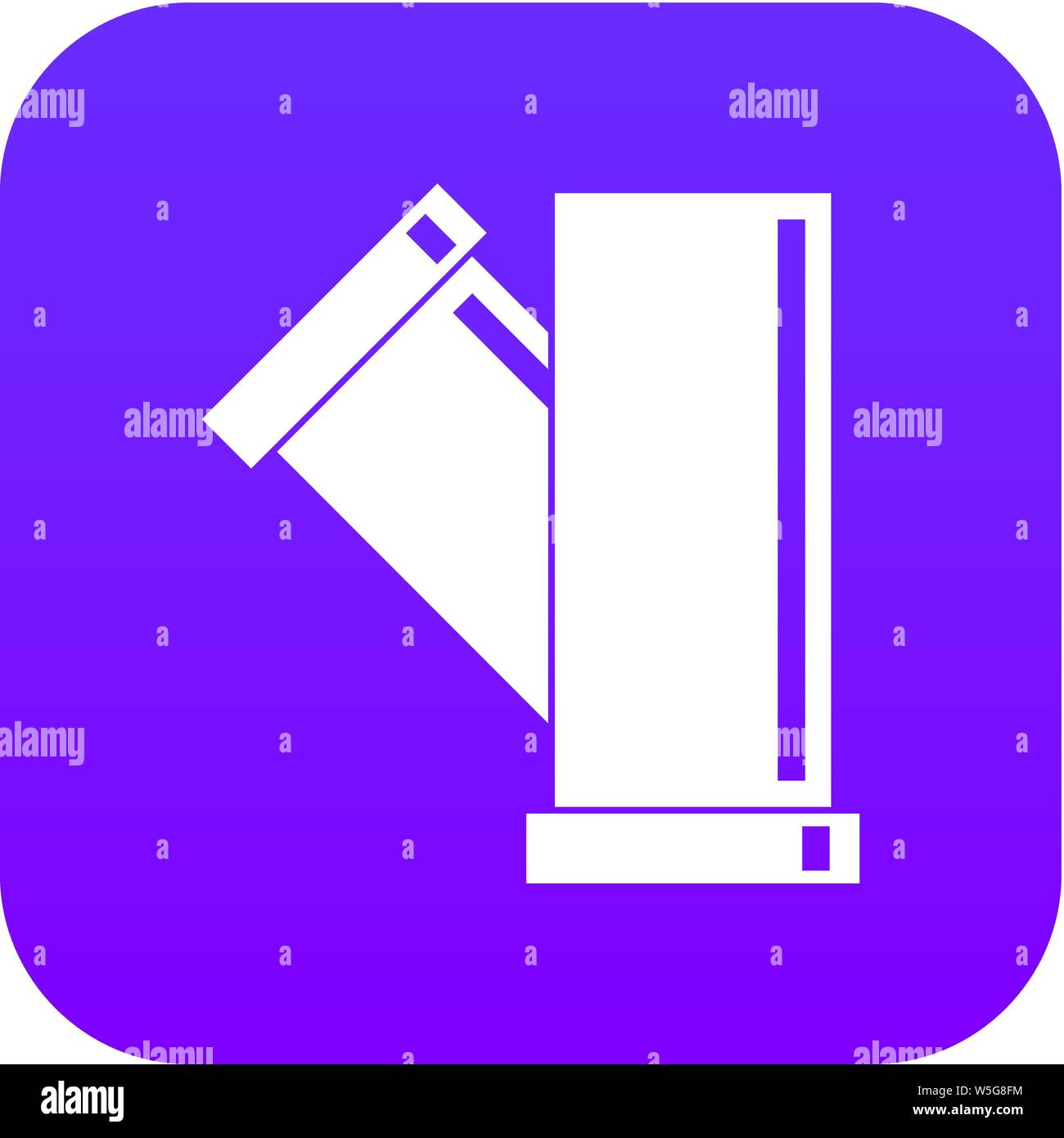 Tee fitting pipe icon digital purple Stock Vector Image & Art - Alamy
