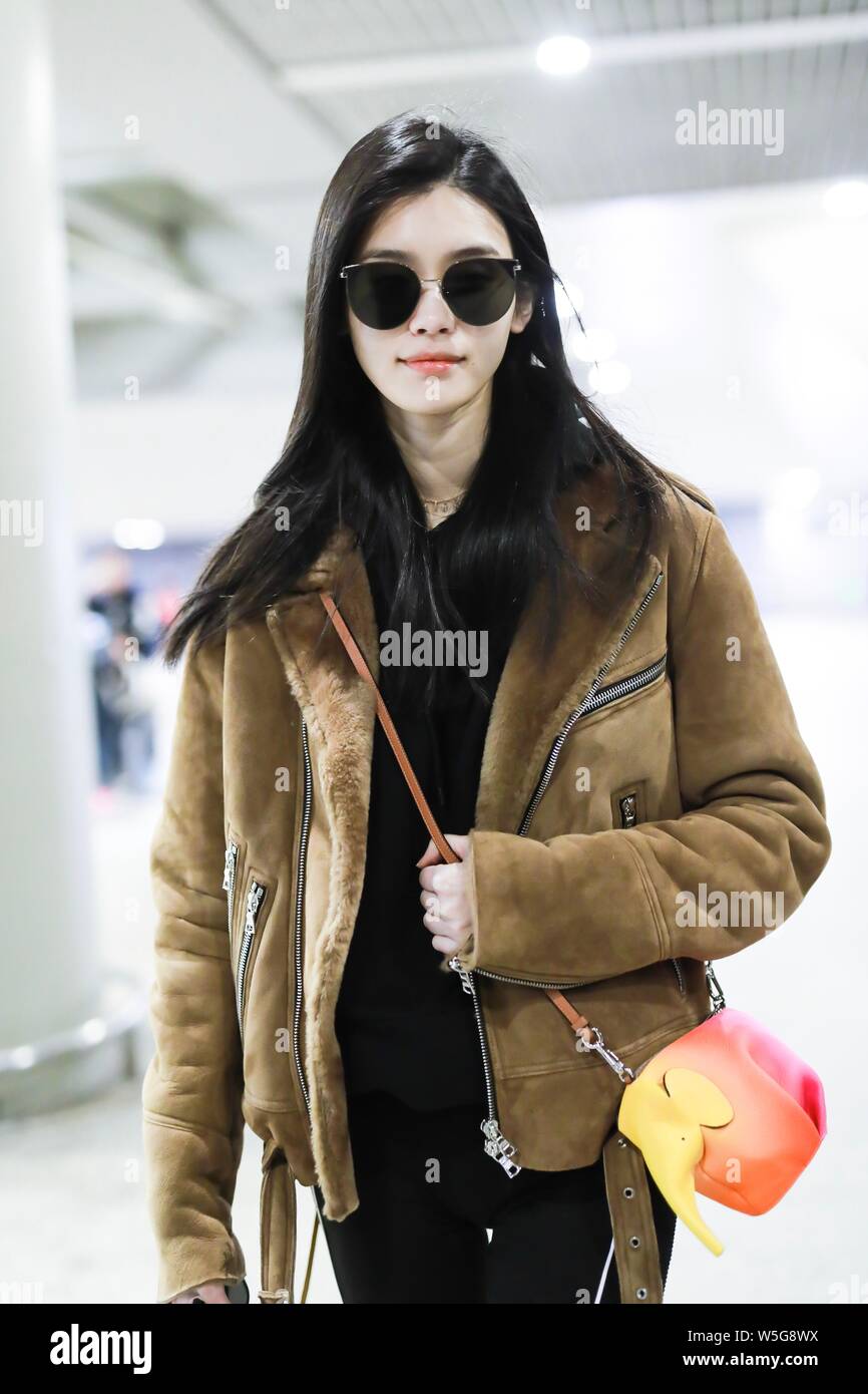 Chinese supermodel Xi Mengyao, better known as Ming Xi, arrives at the ...