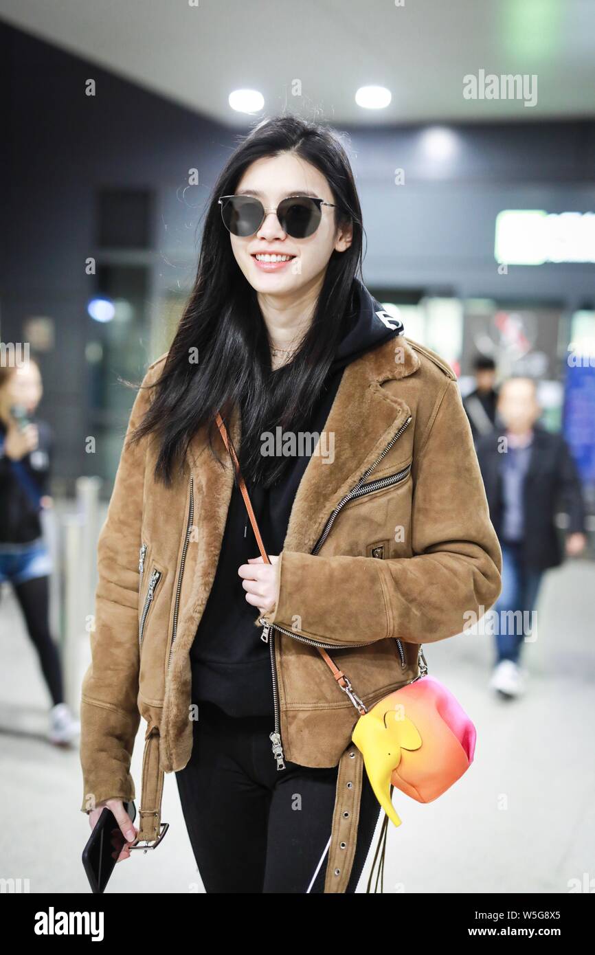Chinese supermodel Xi Mengyao, better known as Ming Xi, arrives at the ...