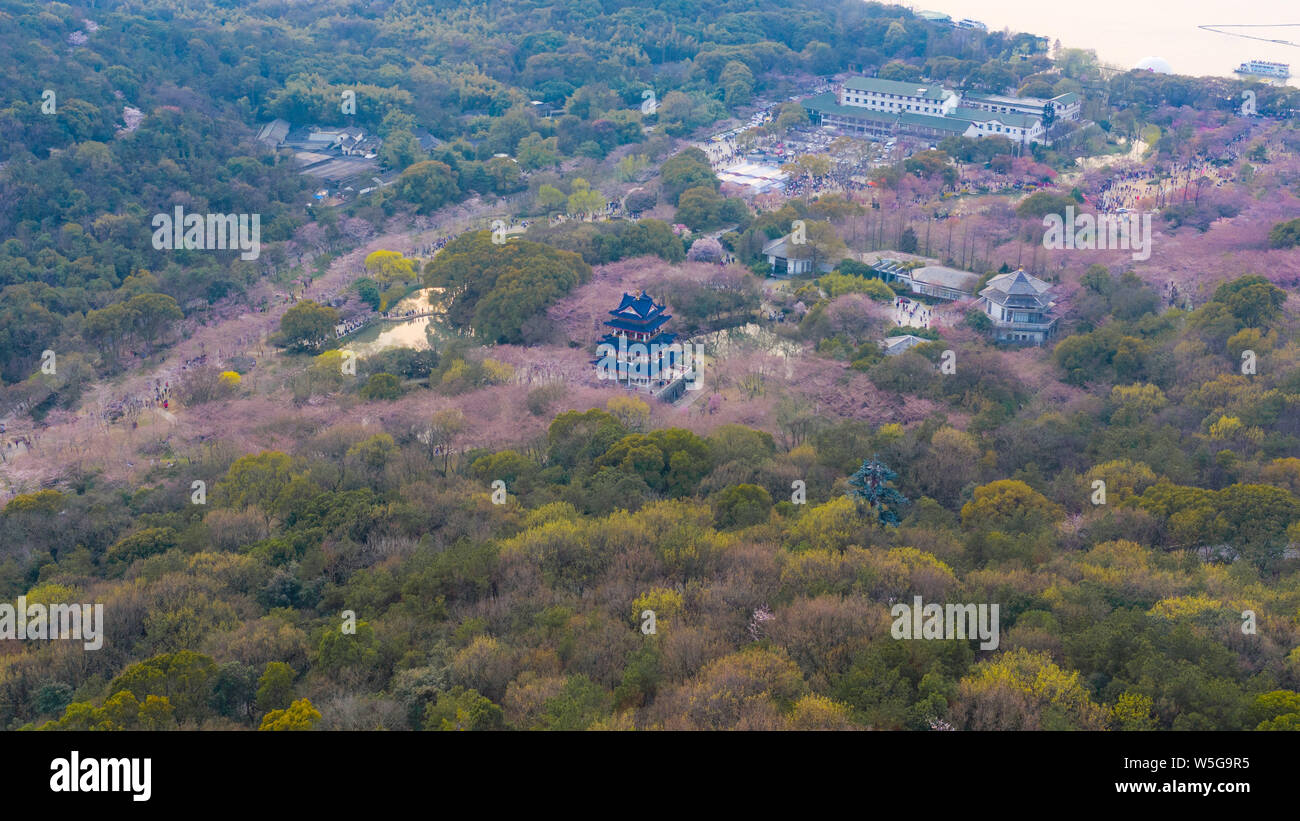 Landscape of the Yuantouzhu, or "Turtle Head Isle", China's top tourist resort for viewing ...