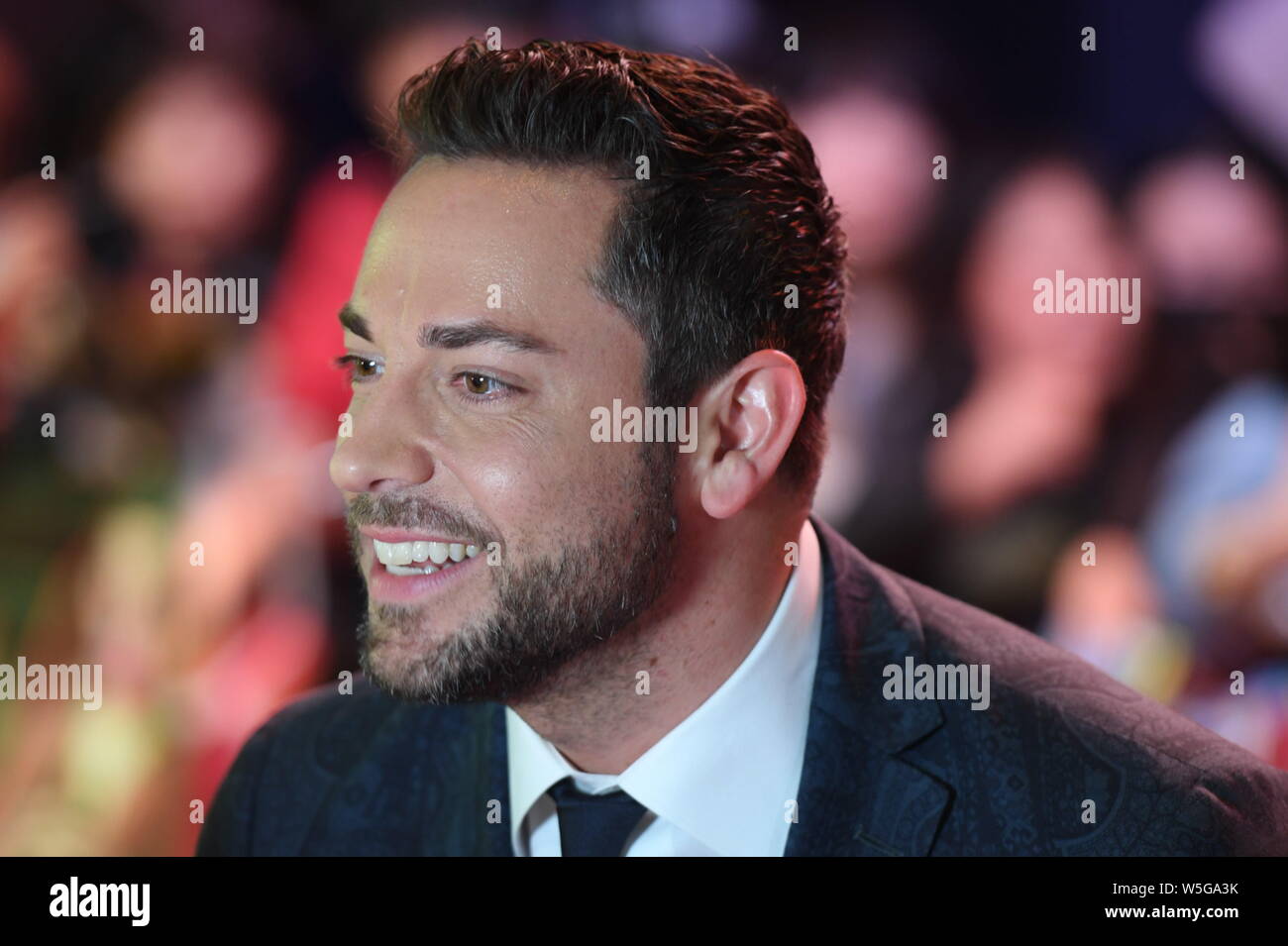 American actor and singer Zachary Levi attends a premiere event for his ...