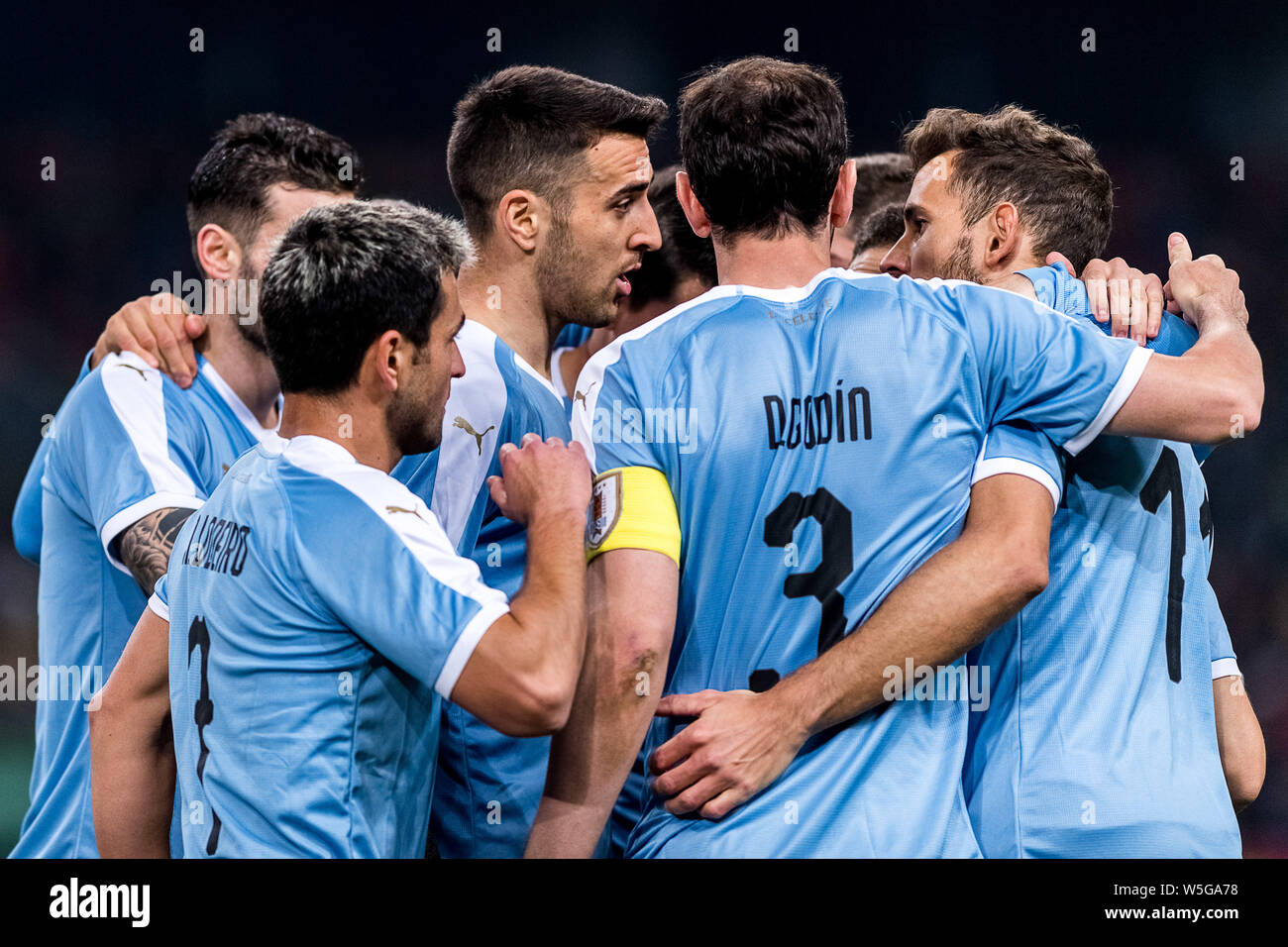 Uruguay national soccer team players hi-res stock photography and ...