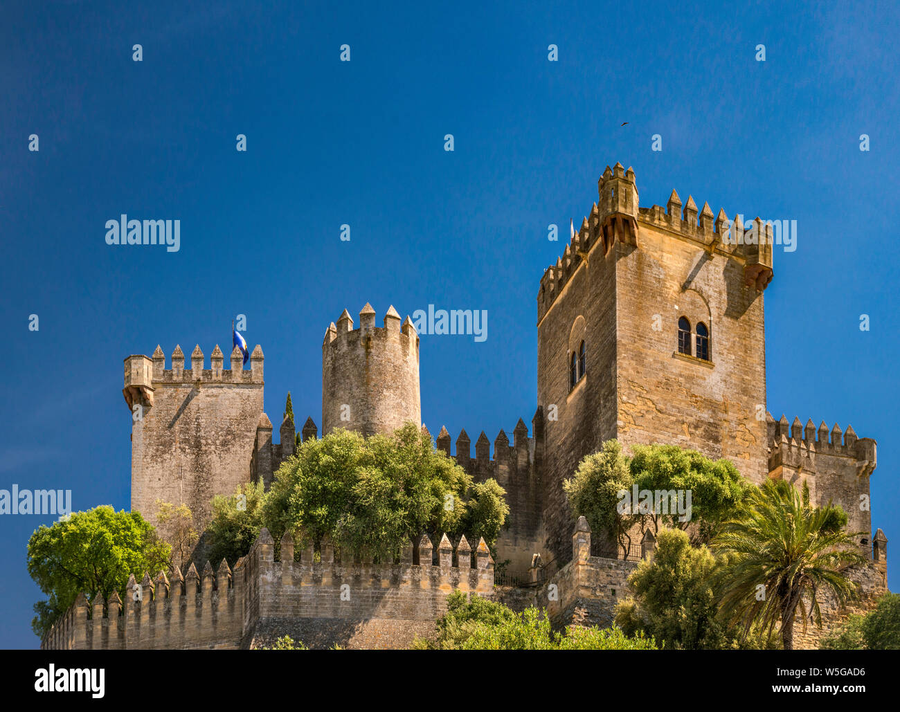 Castillo de Almodóvar, Moorish castle in Almodovar del Rio, Cordoba ...