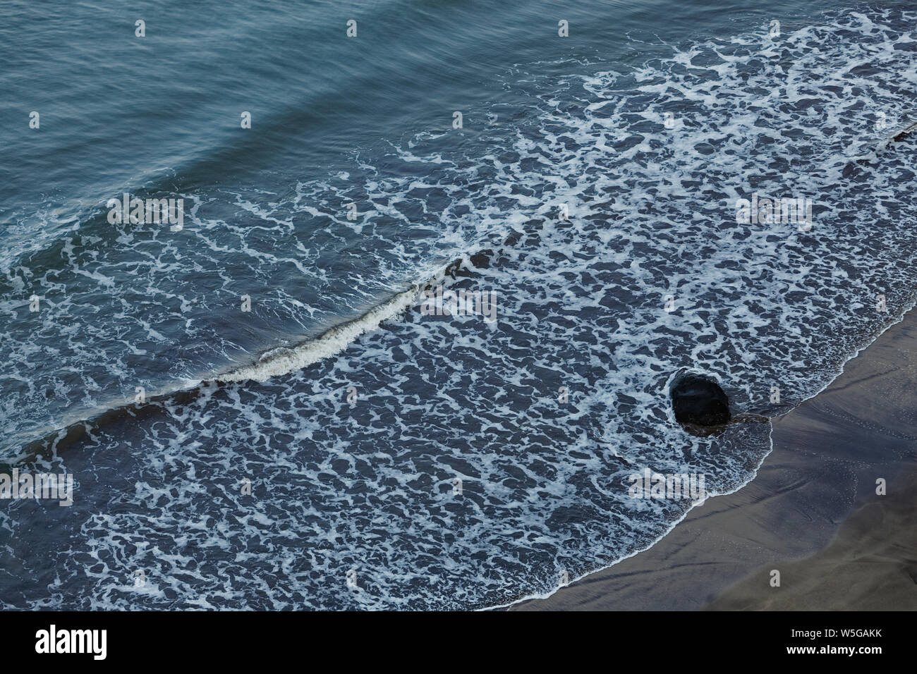 Aerial view of Bhatye Beach Ratnagiri, Maharashtra, India Stock Photo ...
