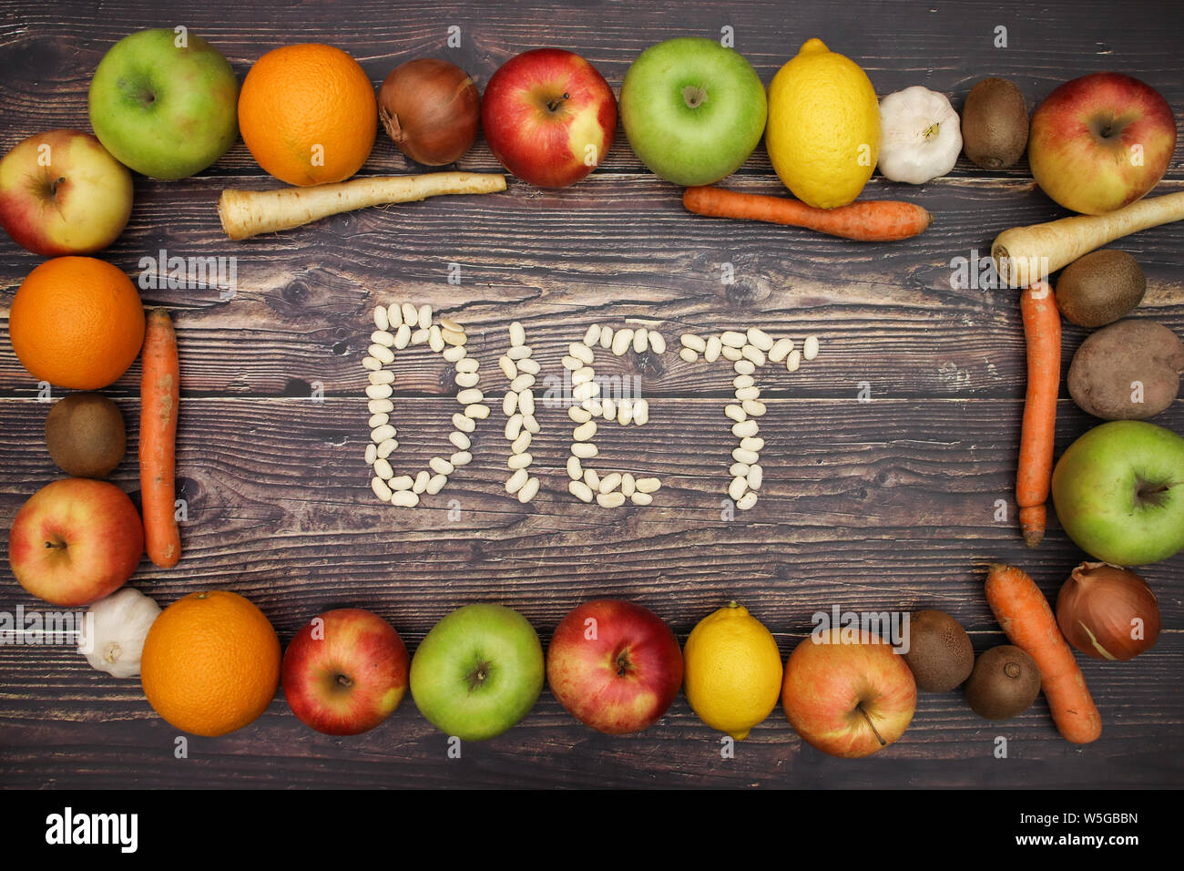 Food written vegetables hi-res stock photography and images - Alamy