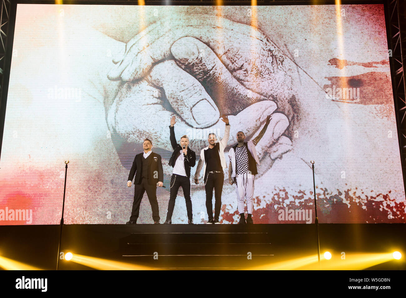 Keith Duffy, Stephen Gately, Mikey Graham, Ronan Keating, and Shane ...