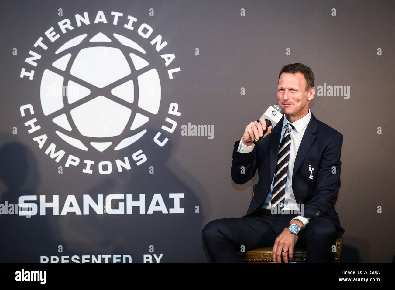 English football manager and former player Teddy Sheringham attends a ...