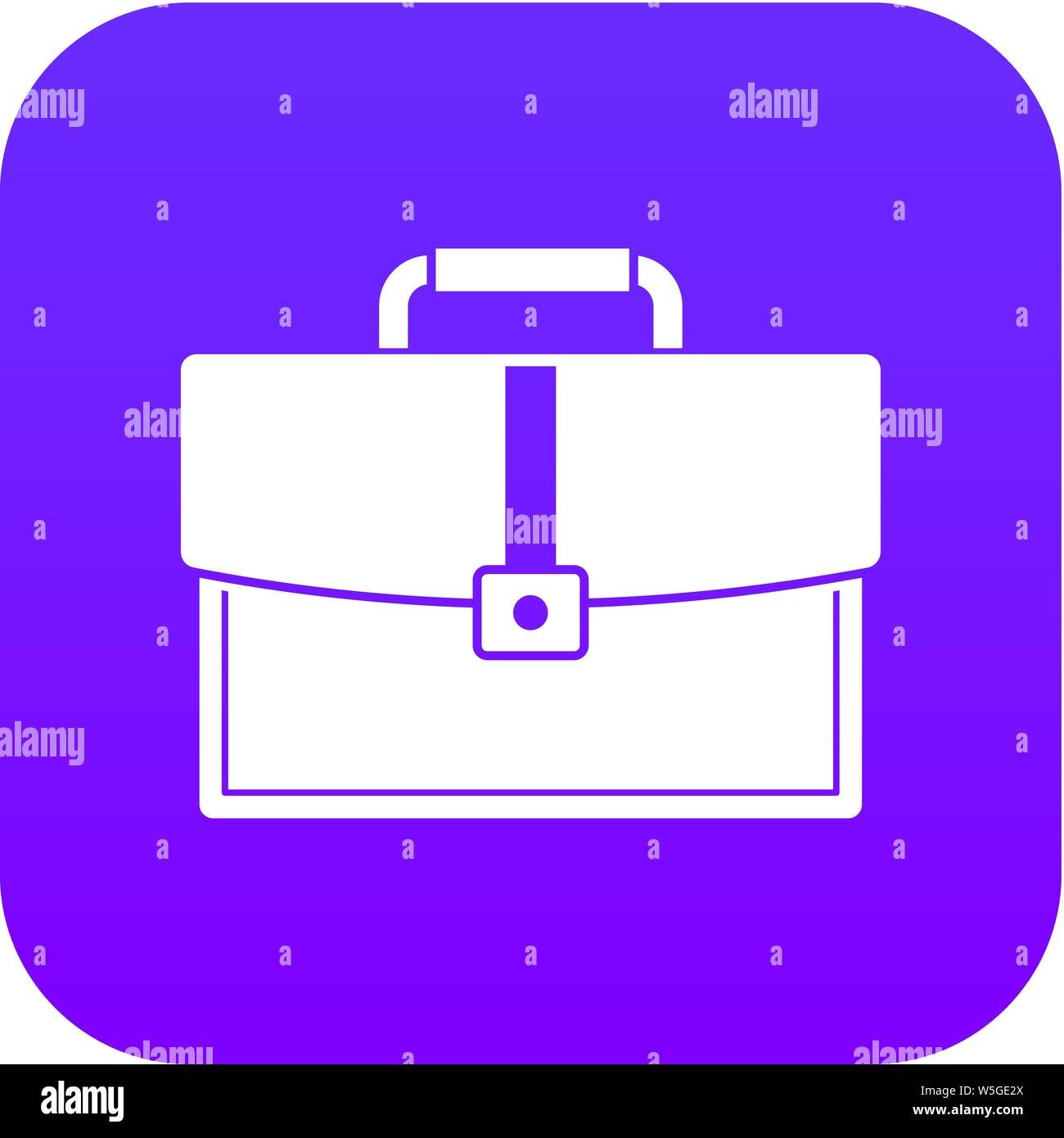 Business briefcase icon digital purple Stock Vector Image & Art - Alamy