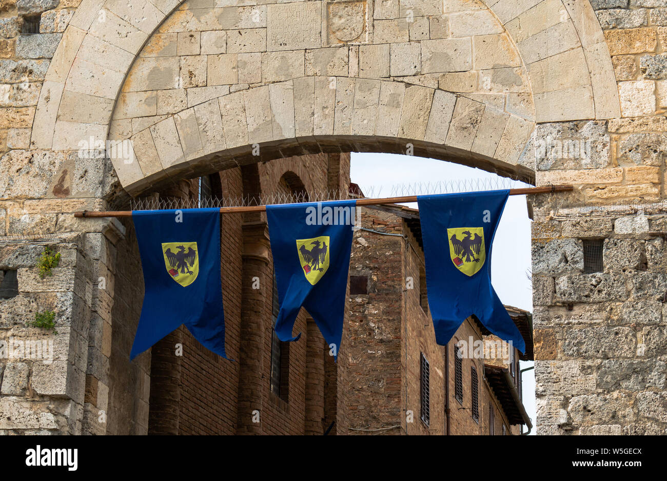 Medieval flag symbol hi-res stock photography and images - Alamy
