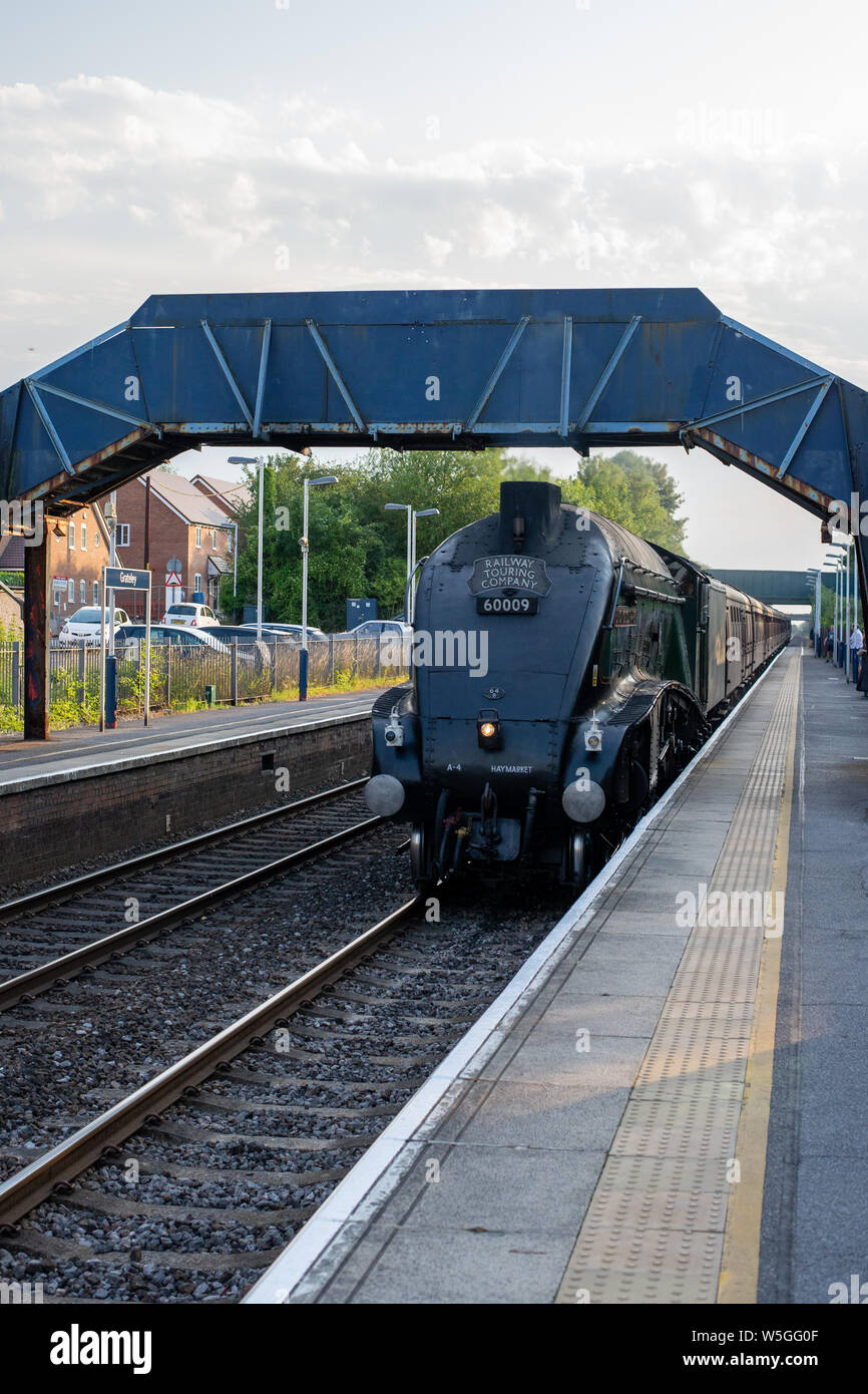 Trains at Grateley South Western Railway Station in Hampshire England ...
