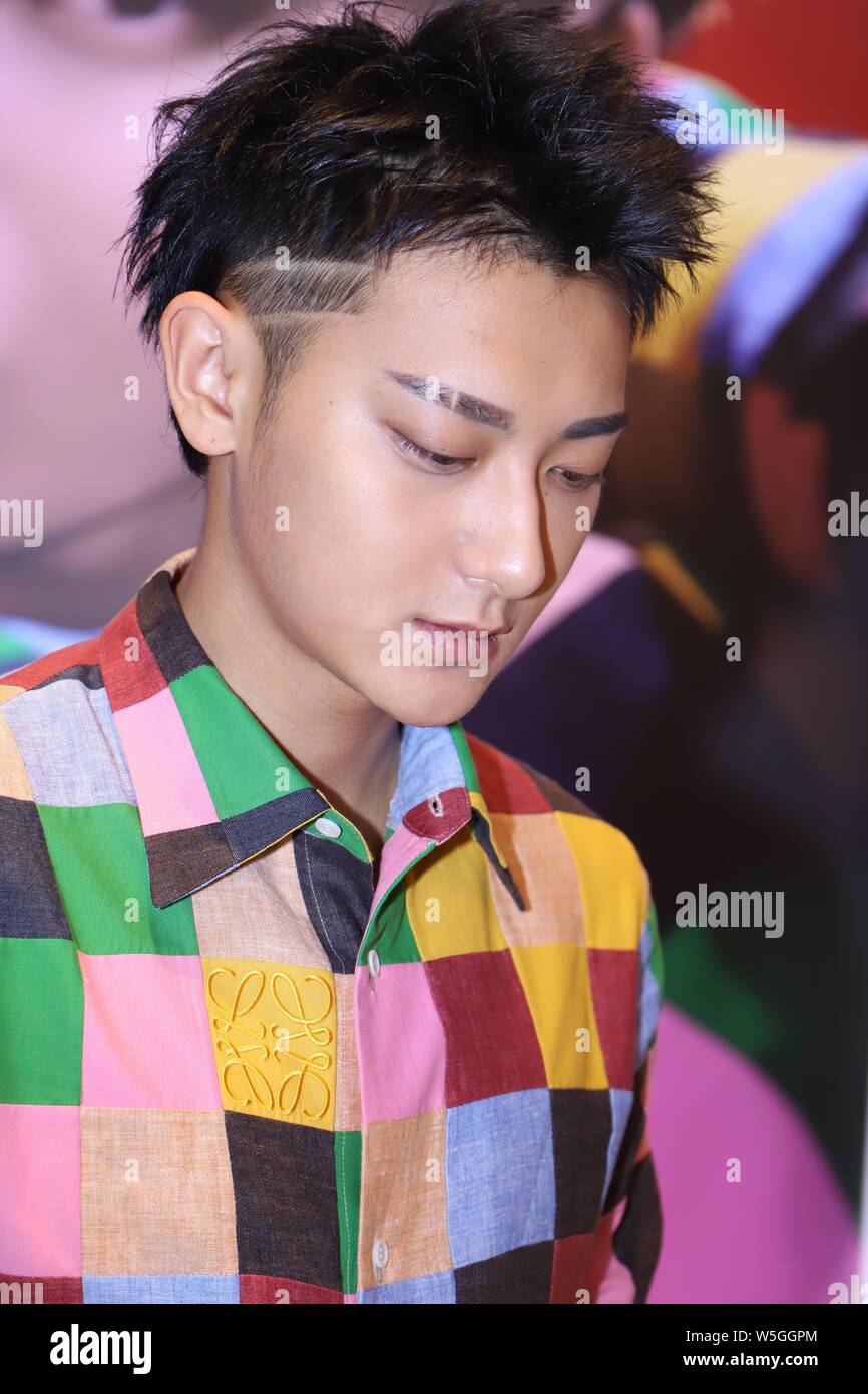 Chinese actor Huang Zitao, better known as Z.Tao, attends a promotional ...