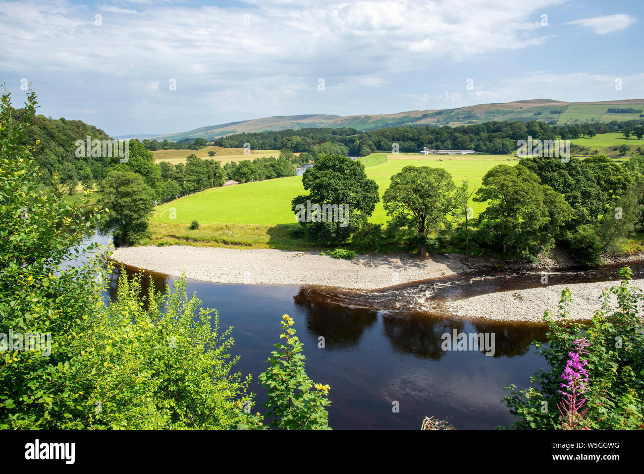 Ruskin's view kirkby lonsdale hi-res stock photography and images - Alamy