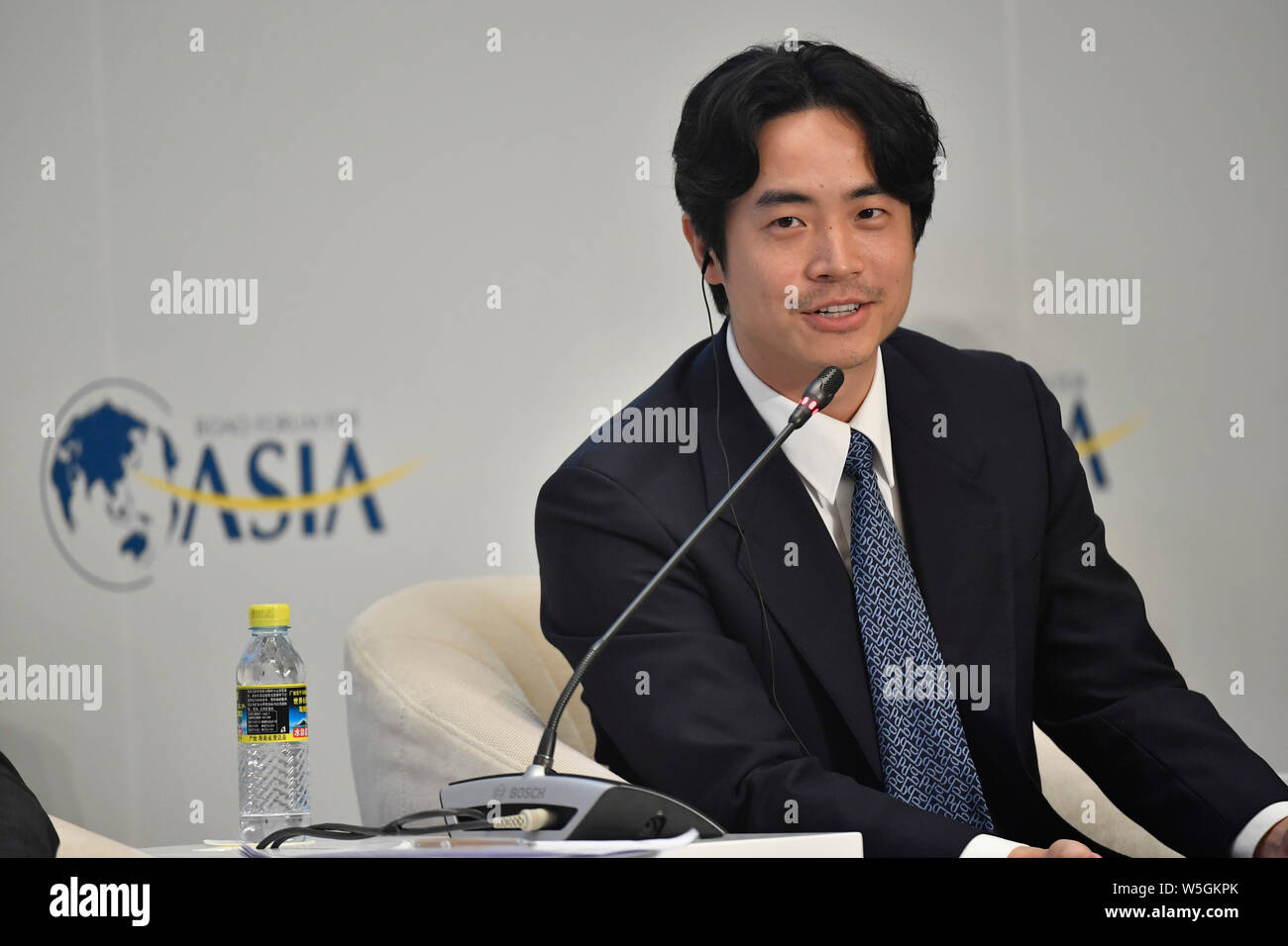 Daniel Zhang, CEO& Group VP of Broad Group Broad Core Building, attends ...