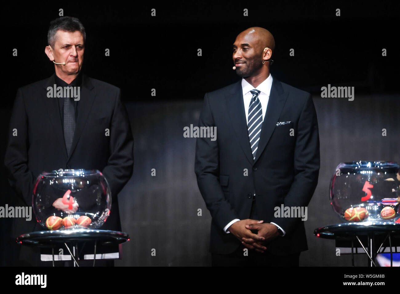 Former NBA basketball player and FIBA World Cup Ambassador Kobe Bryant ...