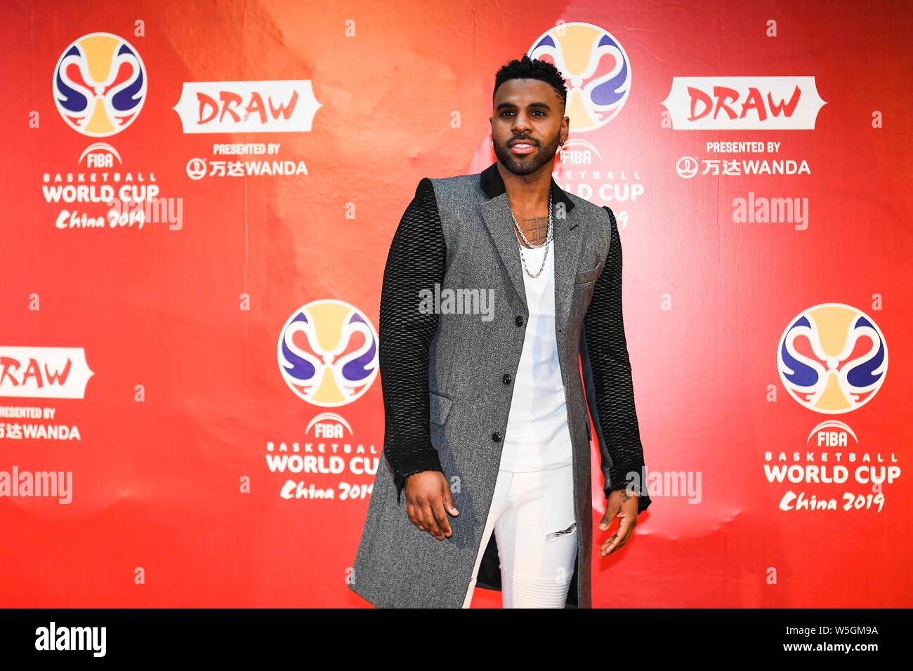 American singer, songwriter, and dancer Jason Derulo performs poses as ...