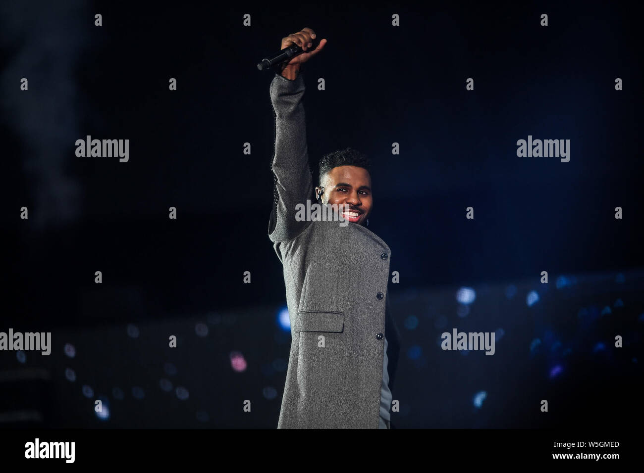 American singer, songwriter, and dancer Jason Derulo performs during ...