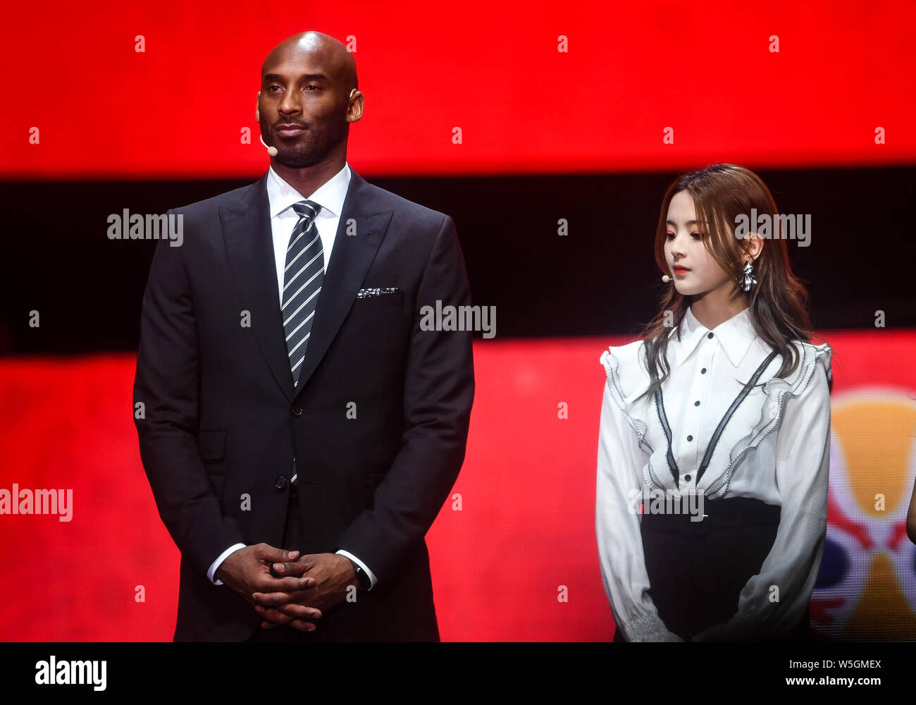 Former NBA basketball player and FIBA World Cup Ambassador Kobe Bryant ...