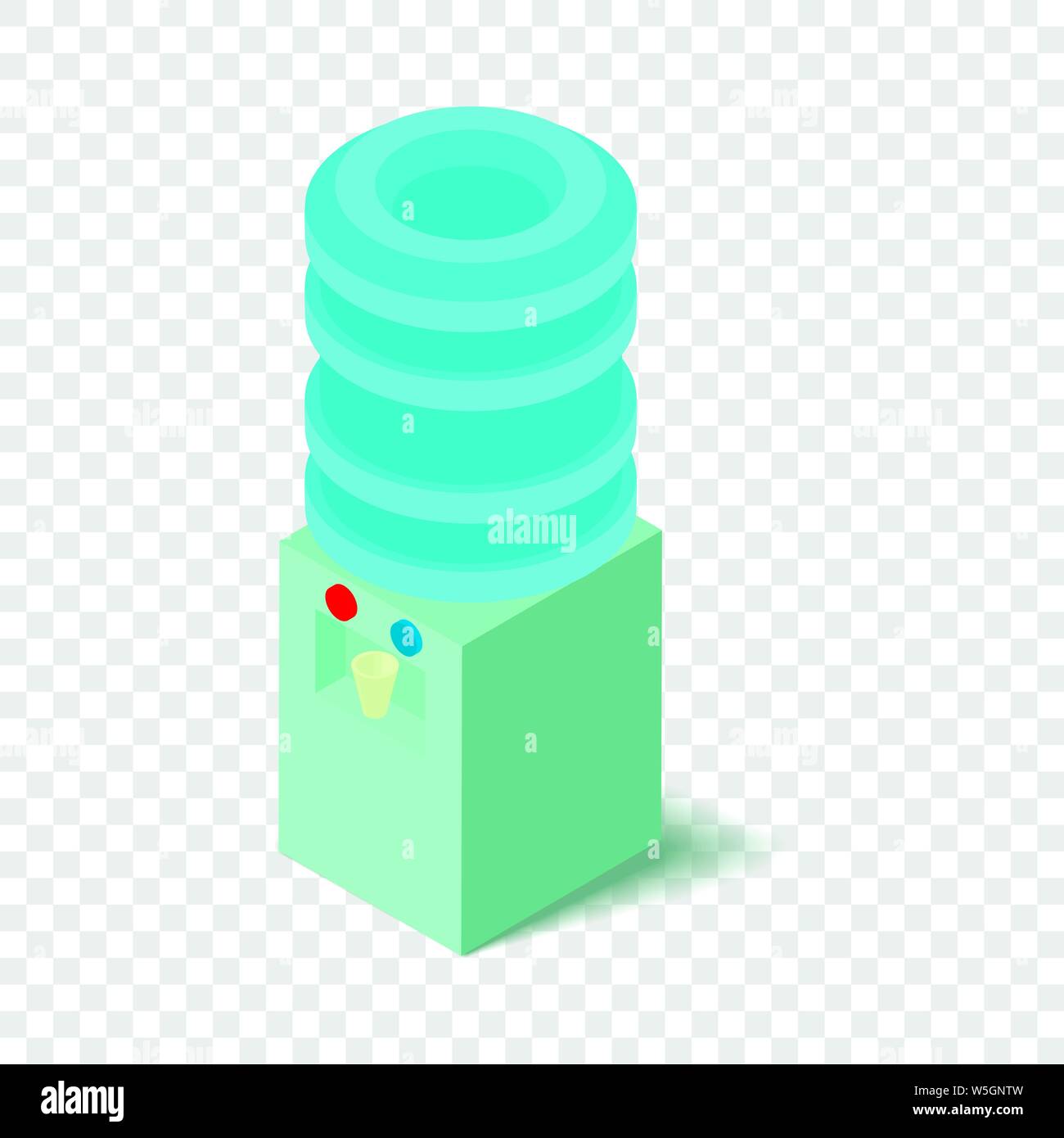 Cooler icon, isometric 3d style Stock Vector Image & Art - Alamy