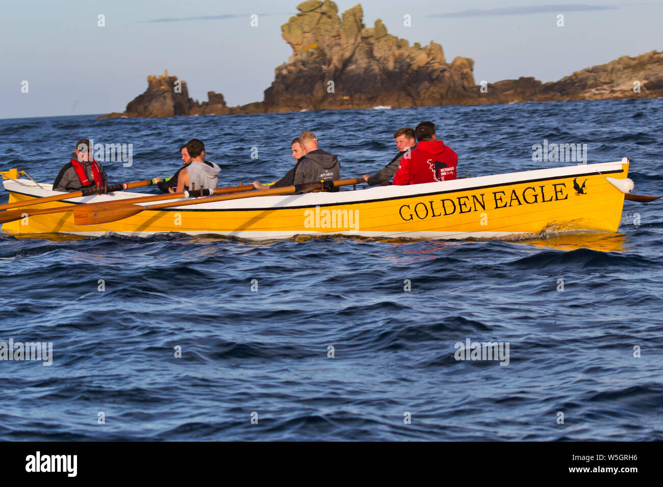 St mary's scilly gig racing hi-res stock photography and images - Alamy