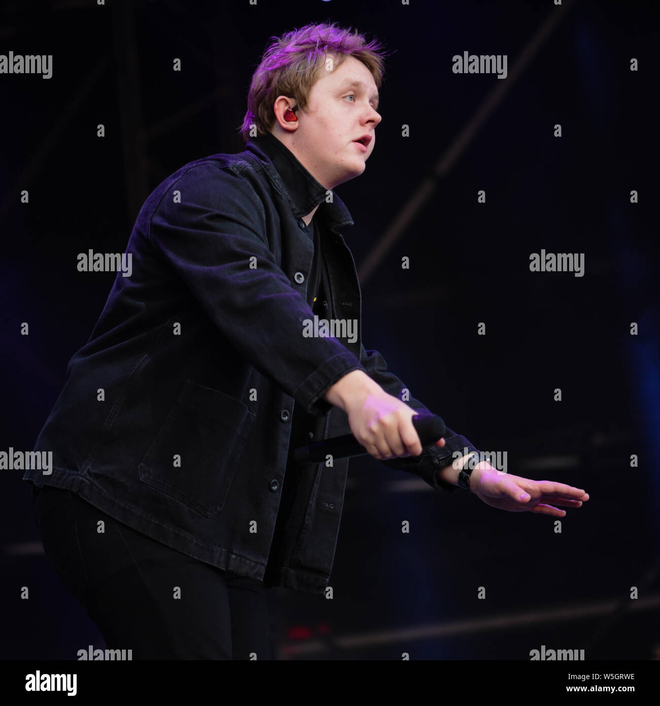 Lewis Capaldi - Camp Bestival 2019 Stock Photo - Alamy