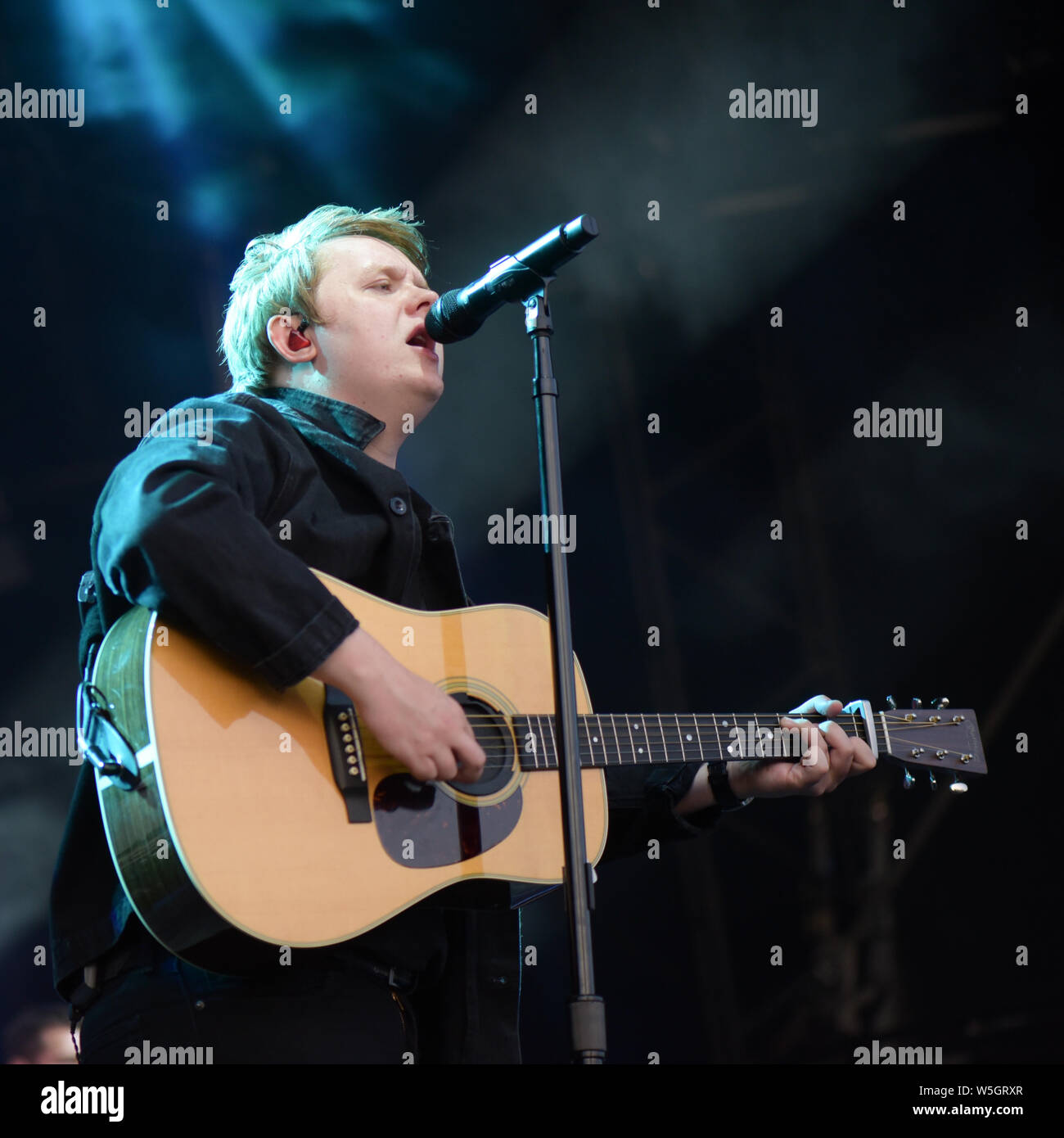 Lewis Capaldi - Camp Bestival 2019 Stock Photo - Alamy