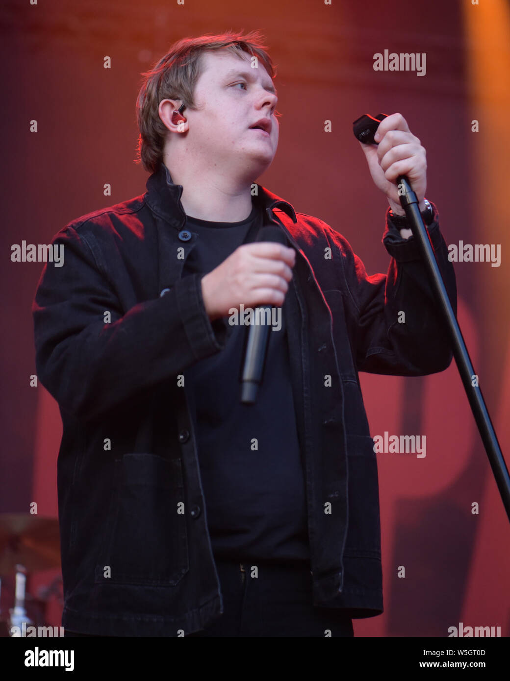 Lewis Capaldi - Camp Bestival 2019 Stock Photo - Alamy