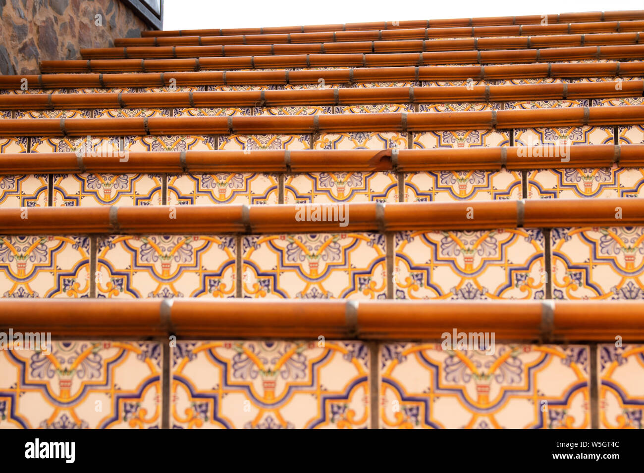 Decorative tiles stairs hi-res stock photography and images - Alamy