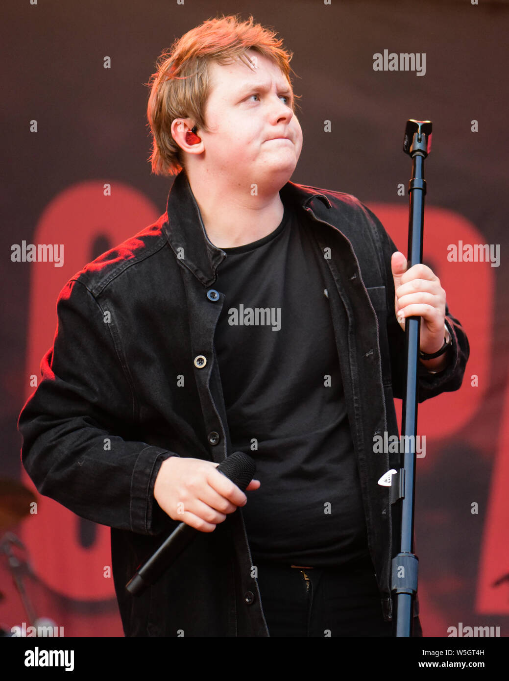 Lewis Capaldi - Camp Bestival 2019 Stock Photo - Alamy